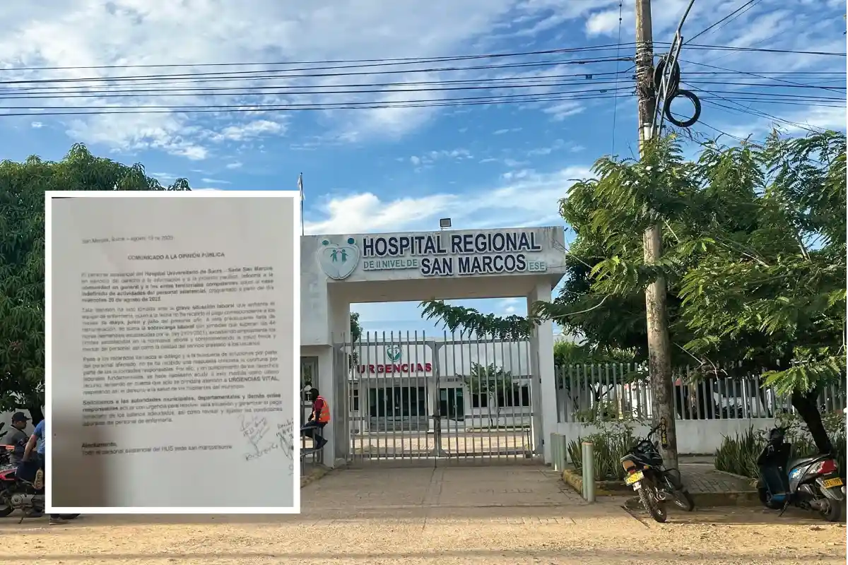 Trabajadores del Hospital de San Marcos anuncian paro - El Meridiano